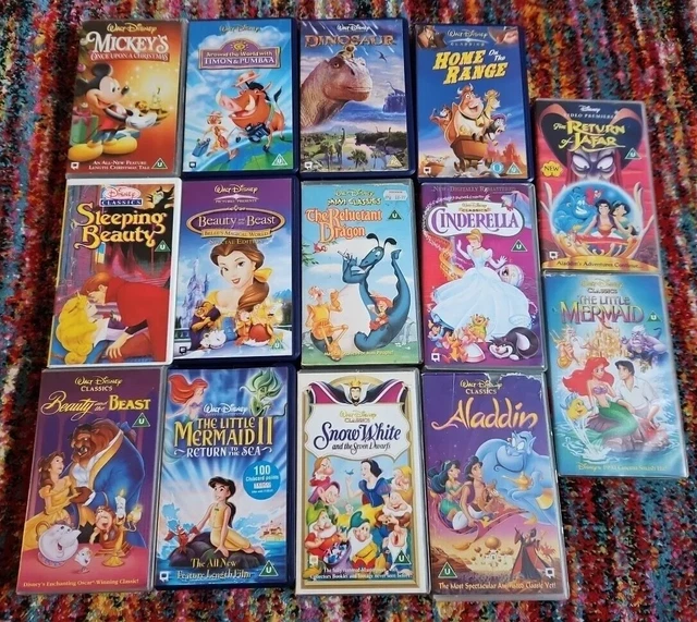 WALT DISNEY VHS Bundle Joblot X14 Video Cassettes EUR 16,31 - PicClick IT