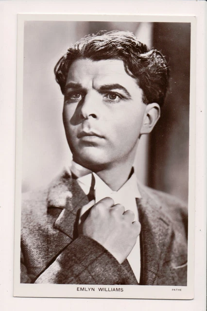 CARTE POSTALE VINTAGE Emlyn Williams Gallois Écrivain, Dramatist Et ...