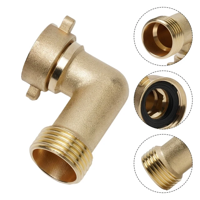 90 DEGREE ANGLE Water Pipe Joint RV Water Intake Hose Fittings High ...
