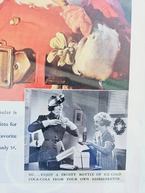 COCA COLA GIVE and Take Say I Santa Christmas advertisement in modern ...