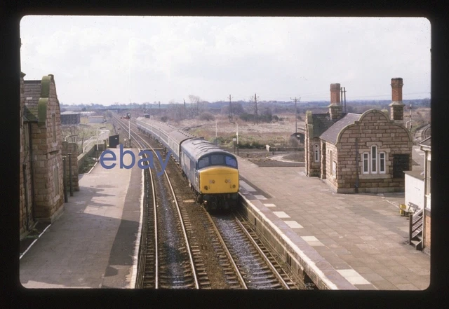 ORIGINAL 35MM SLIDE - Class 45/1 - 45105 at Helsby Junction c.1987. £3. ...