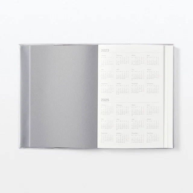 MUJI SCHEDULE BOOK B6 Monthly/Daily/Starting in December 2023-2024 ...