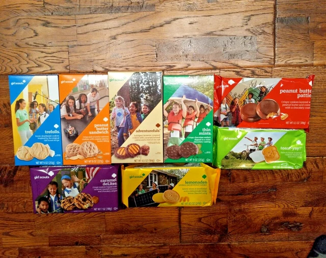 GIRL SCOUT COOKIES 2024 ABC Bakers Girl Scouts Cookies NEW £5.69 ...
