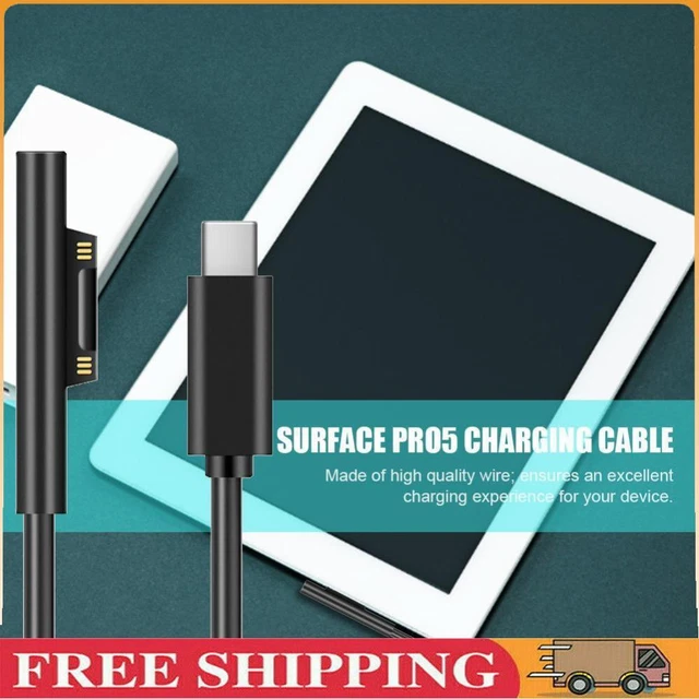 TYPE-C PD CHARGING Cable for Microsoft Surface Pro 7 6 5 4 3 (1.5m ...