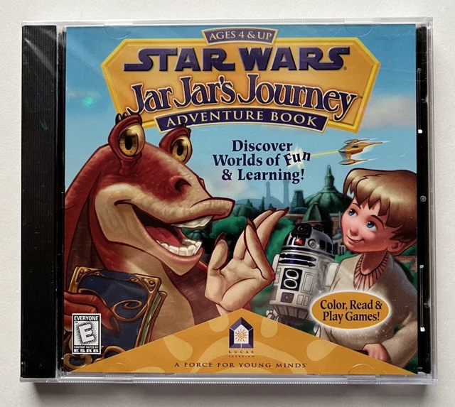 STAR WARS JAR Jar's Journey Adventure Book (PC, Windows 95/98 & Mac ...