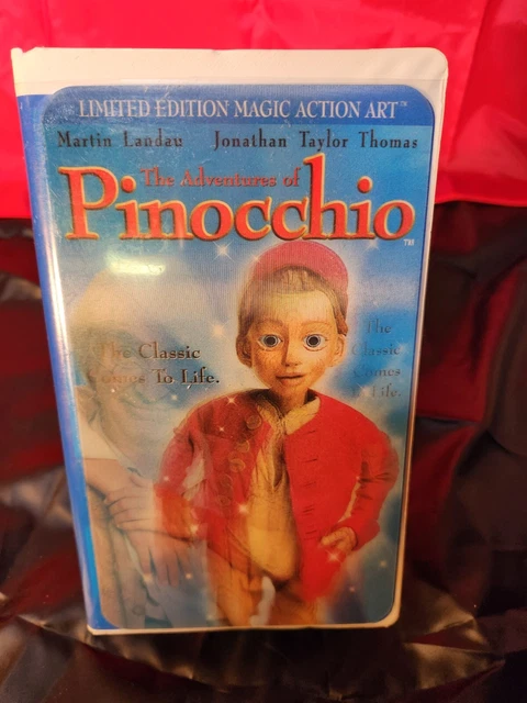 THE ADVENTURES OF Pinocchio Limited Edition Magic Action Art (VHS, 1996 ...