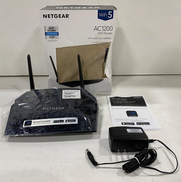 NETGEAR AC1200 1000MBPS 4 Ports 300Mbps Dual Band Gigabit Smart Router ...