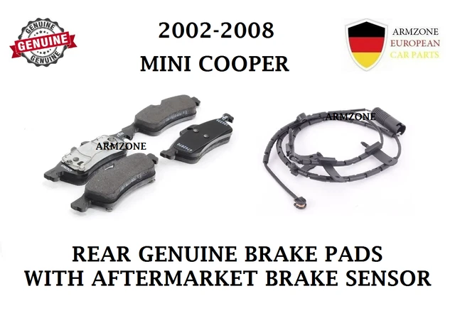 REAR BRAKE PADS With Brake Sensor For 2002-2008 Mini Cooper R50,R52,R53 ...