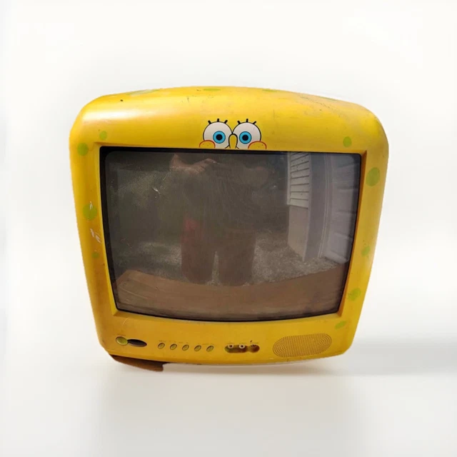 SPONGEBOB SQUAREPANTS TV 13" CRT 2005 Emerson SB313 TESTED WORKS GOOD £ ...