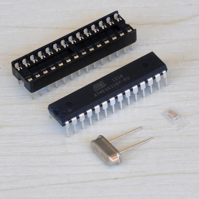 ATMEGA328P-PU KIT WITH Arduino BOOTLOADER + Socket + 16MHz crystal EUR ... ATMEGA328P-PU KIT WITH Arduino BOOTLOADER + Socket + 16MHz crystal EUR ...