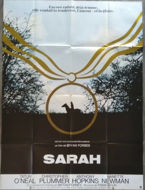 SARAH/1978/TATUM O'NEAL/BRYAN FORBES/ANTHONY Hopkins/Affiche De Cinéma ...