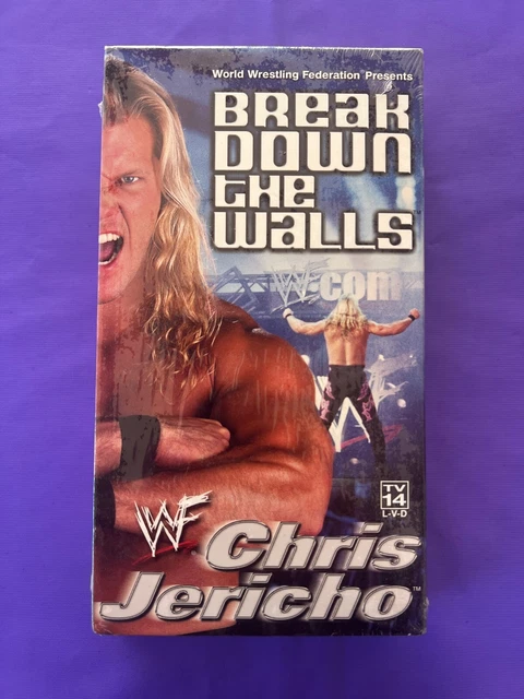 VINTAGE SEALED WWF VHS Chris Jericho: Break Down the Walls (VHS, 2000 ...