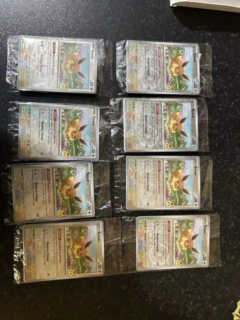 TCG 151 CARDS PRISMATIC EVOLUTIONS SEALED EEVEE 074/131 POKEMON DAY ...