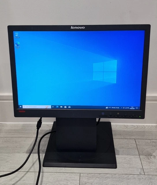 LENOVO THINKVISION L1951PWD 19" Inch LCD Monitor + Vertical PC and ...