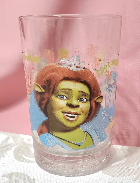 MCDONALDS SHREK THE Third Glass Cup Shrek DreamWorks 2007 Vintage ...