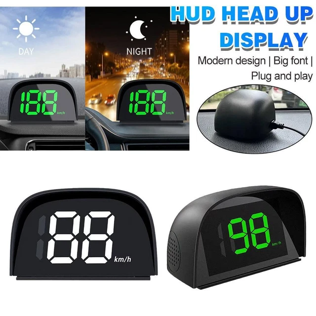 CAR DIGITAL GPS Speedo Speed MPH HUD Head Up Display Speedometer ...