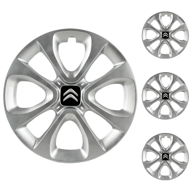 SET 4X ENJOLIVEUR De Roue Original 15'' Citroen C3 Iii 98138694Tw Neuf ...
