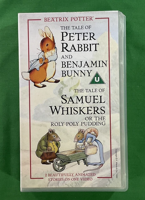 THE TALE OF Peter Rabbit And Benjamin Bunny, Samuel Whiskers VHS Video ...