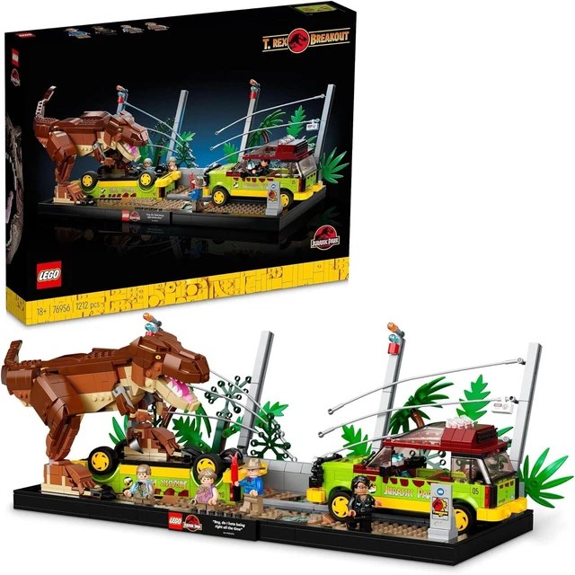 LEGO JURASSIC WORLD T-Rex Grand Explosion Anniversaire Present 76956 ...