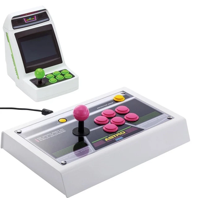 SEGA ASTRO CITY Mini Console+Sega Astro City Mini Arcade Stick (Pink ...