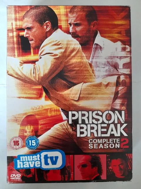 PRISON BREAK: COMPLETE Season 2 (6-Disc Box Set, DVD, 2007)- Deleted ...