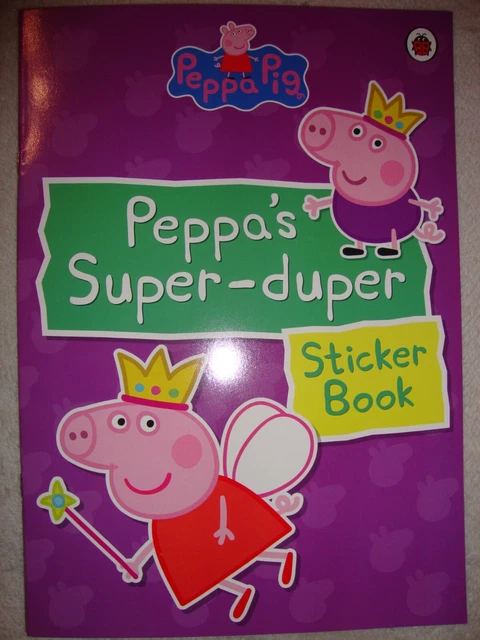 PEPPA PIG STICKER Activity Book Peppa's Super-Duper Book Brand New RRP ...