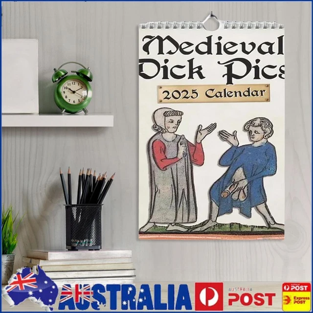 MEDIEVAL PICS 2025 Calendar with Illustrations Funny Medieval Pics ...