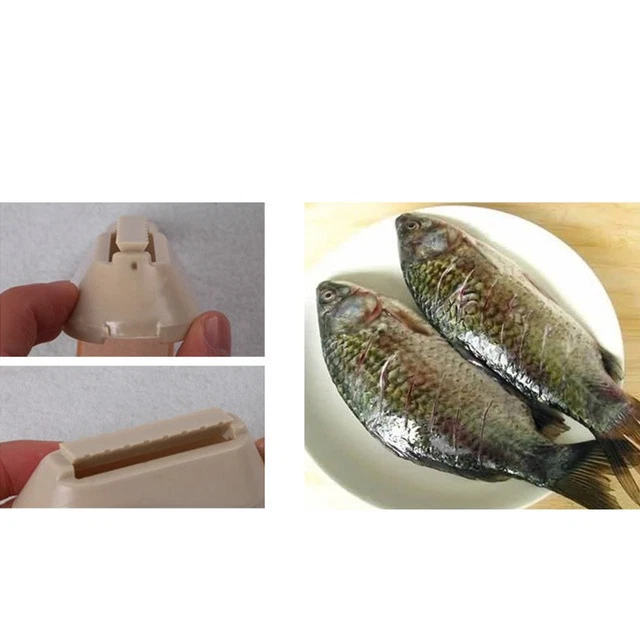 FISH SKIN SCRAPING Fish Scale Brush Graters Fast Remove £3.48 - PicClick UK