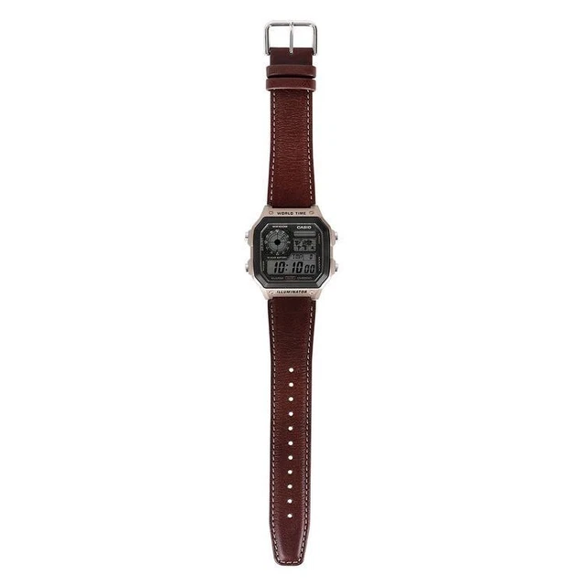 CASIO AE-1200WHL-5A DIGITAL Leather Strap Men’s Watch Limited Edition Collactors $287.21 ...