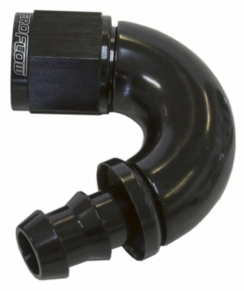 AEROFLOW 510 SERIES Full Flow Tight Radius Push Lock 150° Hose End ...