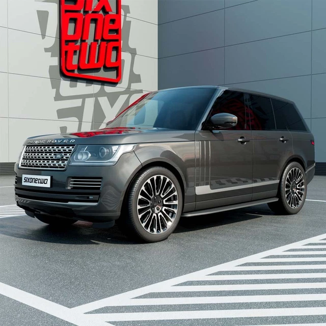 RANGE ROVER L405 VOGUE Side Steps Running Boards HAWKE Patterned Part £ ...