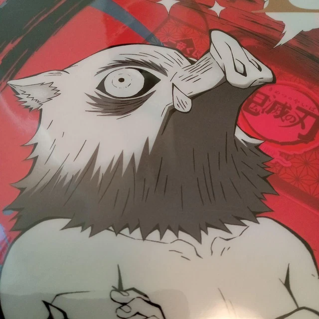 AFFICHE TRANSPARENTE DEMON Slayer Tanjiro Nezuko Zenitsu Inosuke ...
