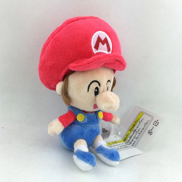 SUPER MARIO BROS World Character Baby Mario Plush Toy Doll Stuffed ...