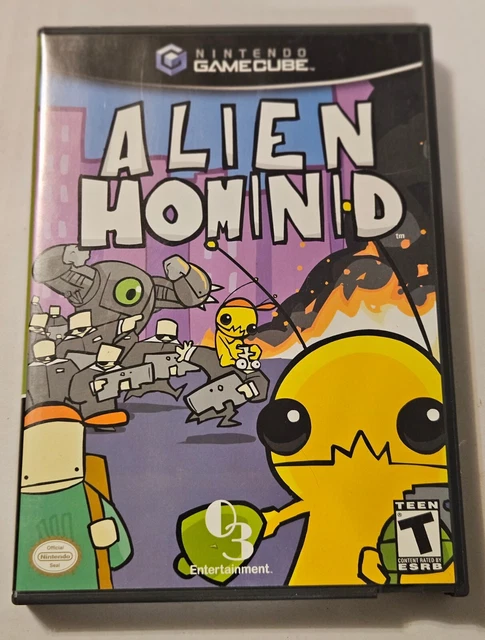 ALIEN HOMINID (NINTENDO GameCube 2004) disque de jeu, livret d ...