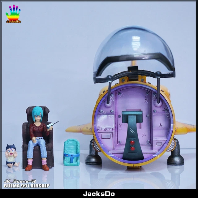 DRAGON BALL DBZ Bulma Capsule 991 Airship Resin Toys Gift GK Model ...