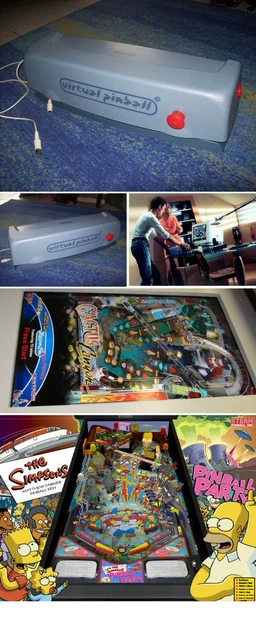 PHILIPS VIRTUAL PINBALL Controller für Flipperspiele am PC zb.Hyperpin ...