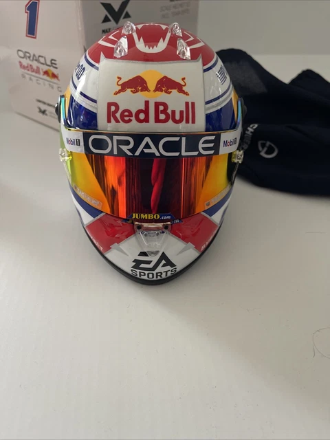 FORMULA 1 F1 Max Verstappen Mini Helmet 1:2 Scale 2023 Retro Helm [new ...