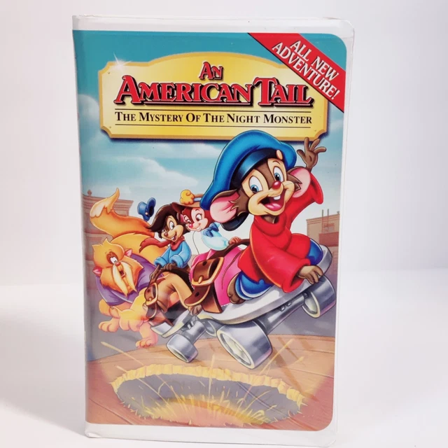 Vintage An American Tail The Mystery Of The Night Monster Clamshell Vhs