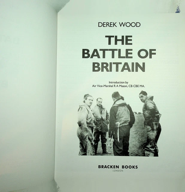 DEREK WOOD / The Battle of Britain multi-signé 1ère édition 1990 EUR ...