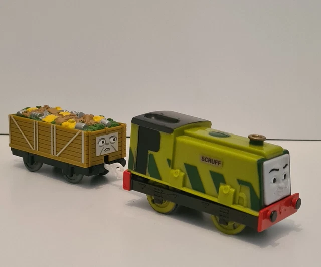 THOMAS AND FRIENDS trackmaster Scruffy with garbage cart £24.99 ...