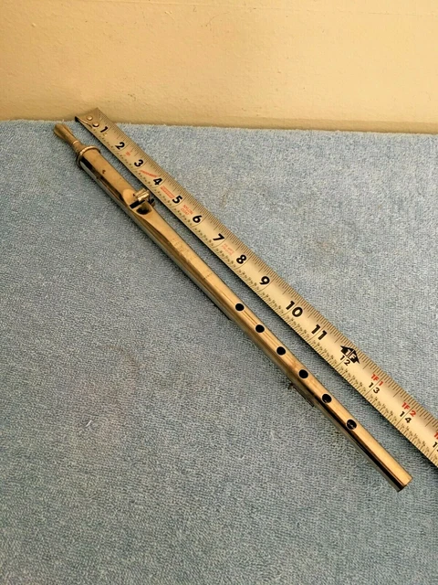 VINTAGE 1930'S CH. Mathieu Metal Flute Deposee Paris France Musical ...
