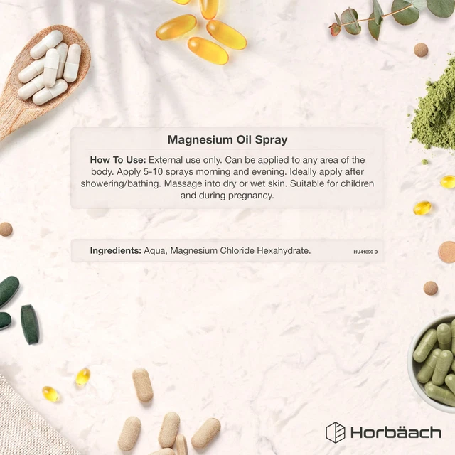 MAGNESIUM OIL SPRAY Restless Legs, Muscle Pain, Sleep | 250ml XL Size ...