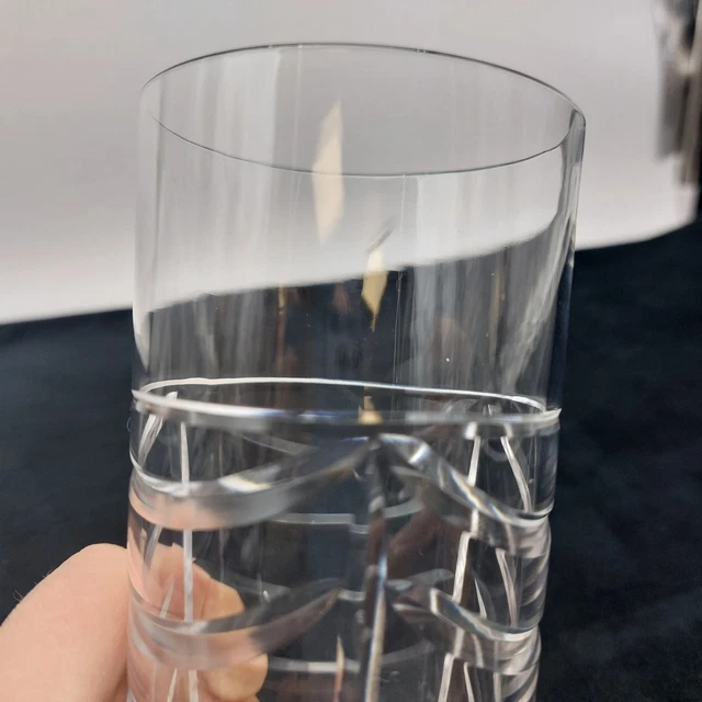 ROYAL BRIERLEY CRYSTAL Swag Highball Glass 15.2cm Height 350ml ...