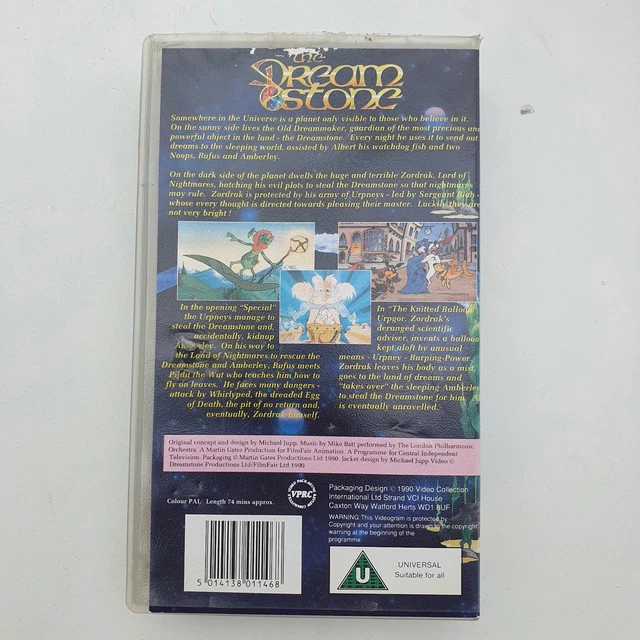 THE DREAMSTONE VINTAGE Video VHS Tape Cassette Cartoon Kids £4.50 ...