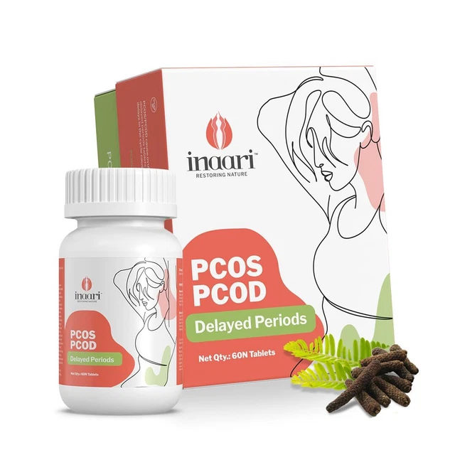 INAARI DELAYED PERIOD Ayurvedic Tablets for PCOS/PCOD Ayush Approved ...
