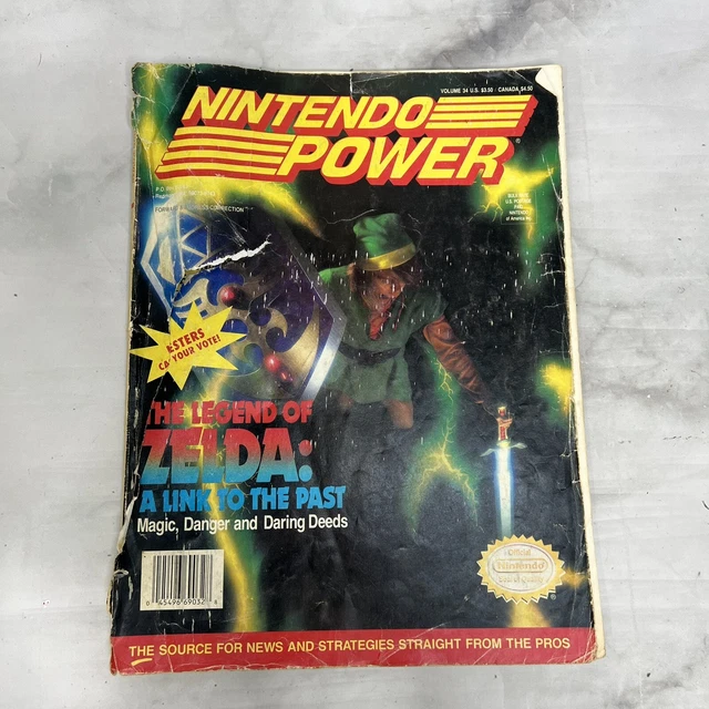 NINTENDO POWER #34 "The Legend of Zelda - A Link to the Past Empire ...