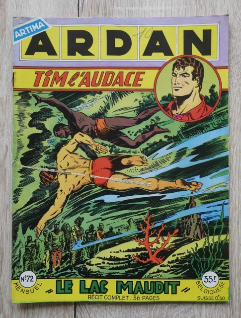 ARDAN **N° 72 Tim L Audace Le Lac Maudit ** Fevrier 1958 (Artima) EUR 3 ...