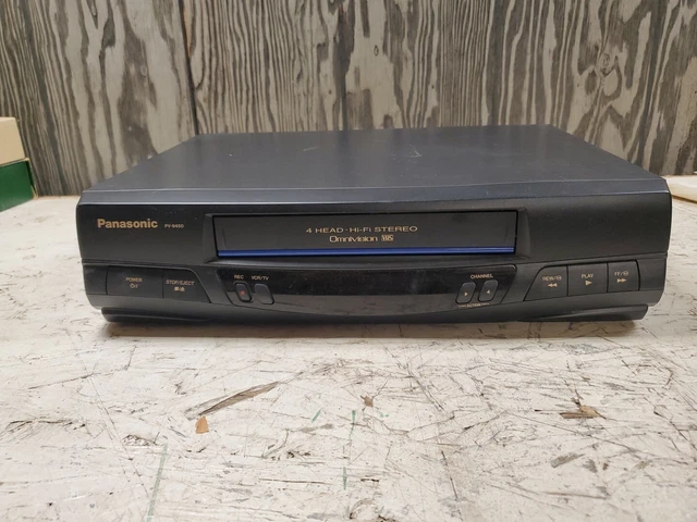 PANASONIC BLUE LINE PV-9450 4-Head Omnivision VCR VHS Player Parts ...