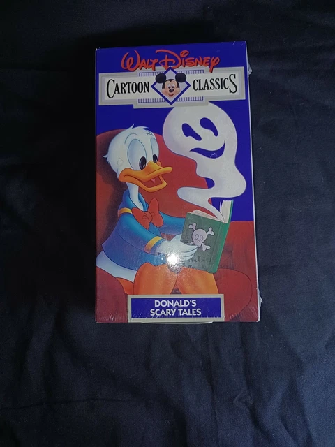 Walt Disney Vhs Tape Donalds Scary Tales Cartoon Classics New Old