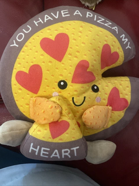 ALDI YOU HAVE A Pizza MY Heart Cuddly Novelty Plush Soft Toy Z3 £10.08 ...